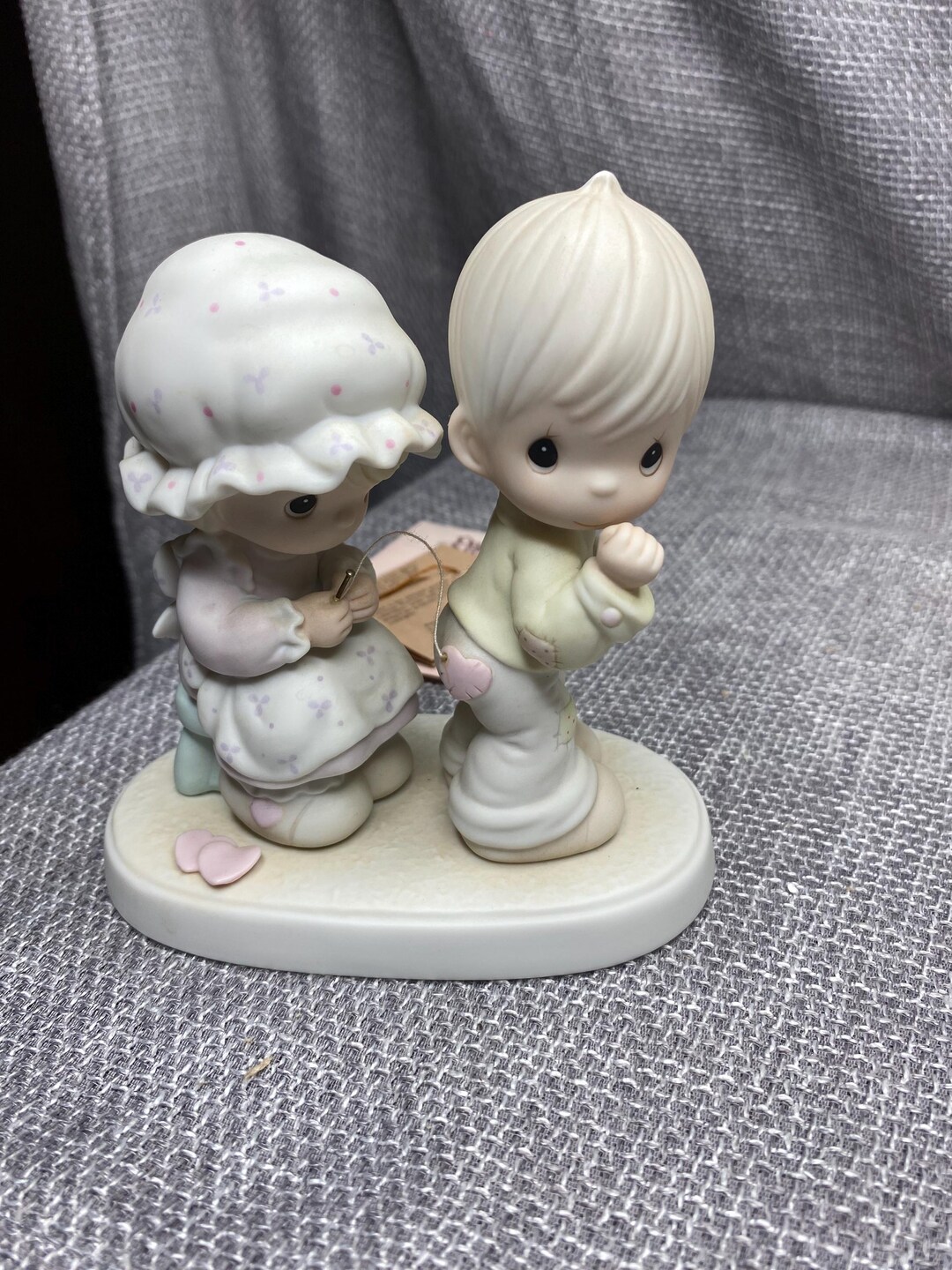 Vintage Precious Moments Figure *sew in Love -by Enesco (retired)1987 ...