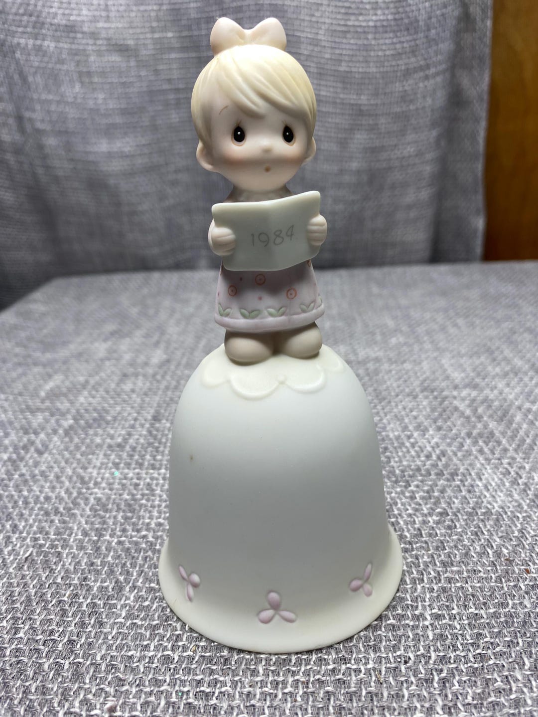Vintage Precious Moments Bell *wishing You A Merry Christmas by Enesco ...