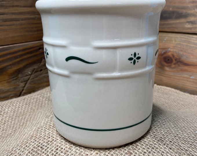 Longaberger Woven Traditions Classic Green 1 Quart Crock - Etsy