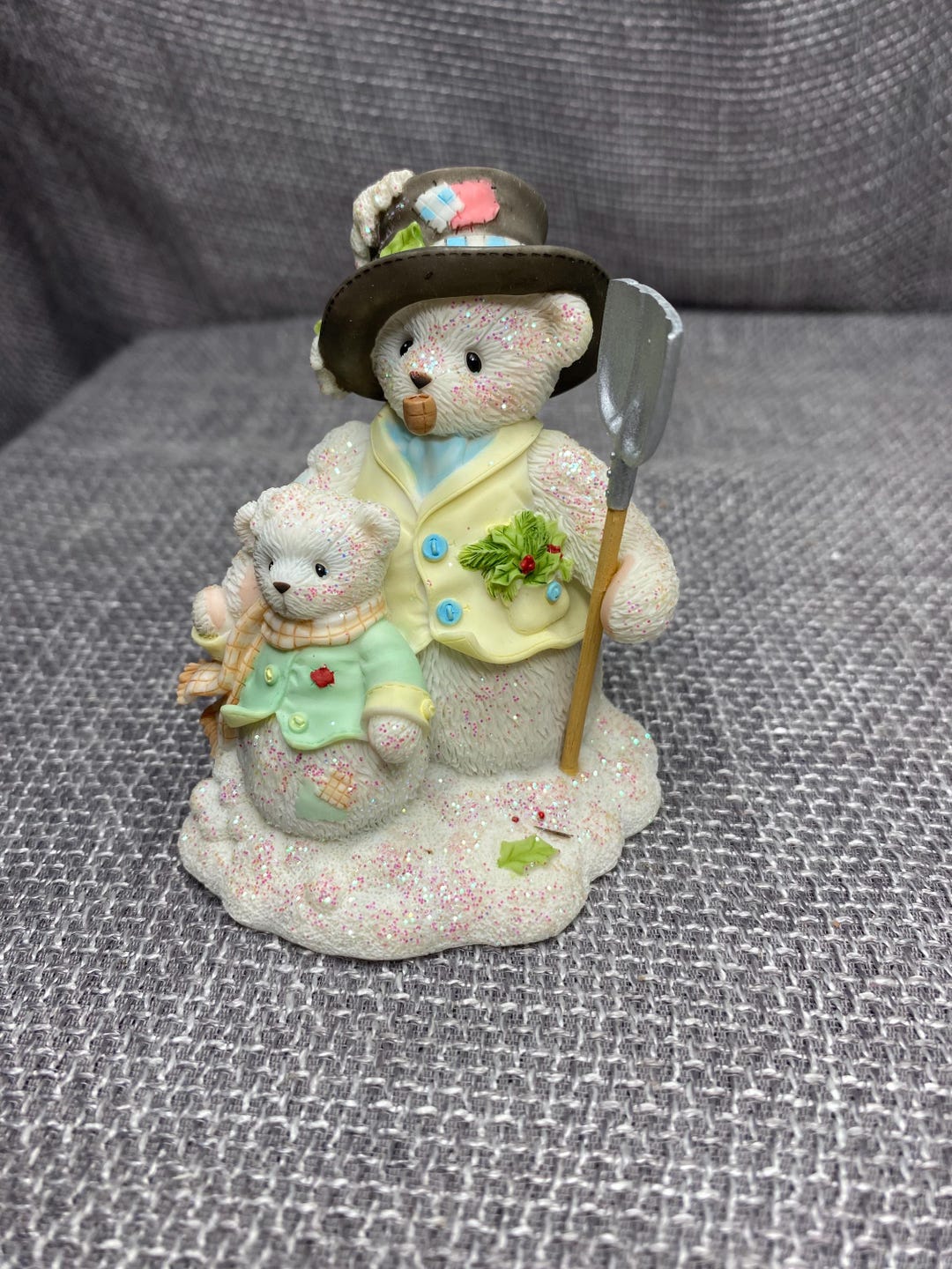 Cherished Teddies " Mack & Mallory" Enesco Figure Bear and Snowbear NEW ...