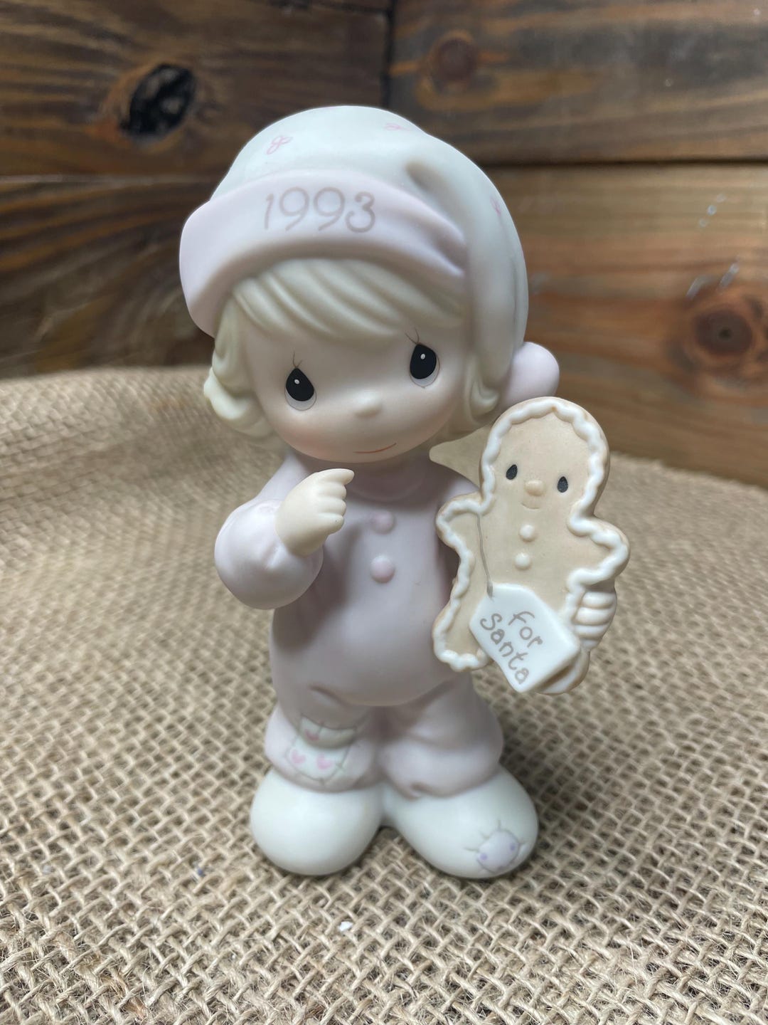 Vintage Precious Moments Figure *wishing You the Sweetest Christmas by ...