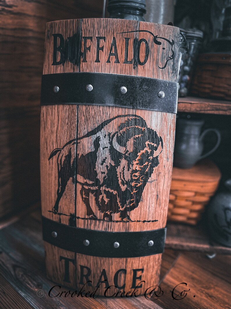 Whiskey Barrel Stave Wall Décor buffalo Trace Wall Hanger - Etsy