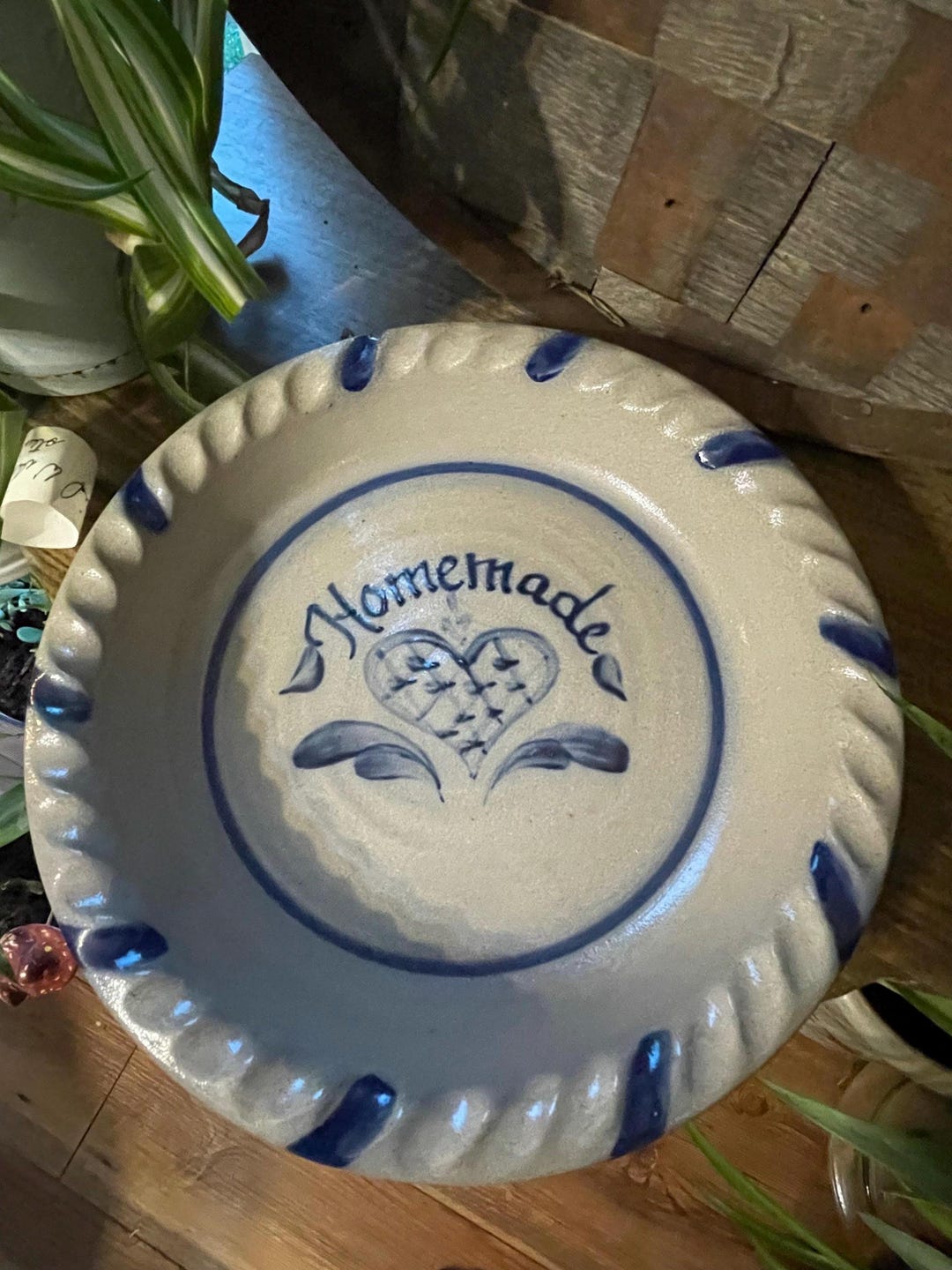 Rowe Pottery Works 1997 "homemade" 9" Pie Plate - Etsy