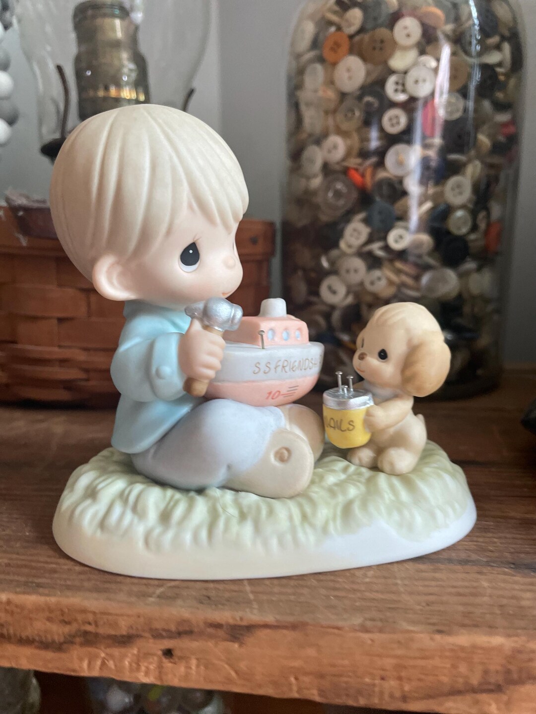 Vintage Precious Moments Figure *A Club Where Friendships Are Made ...