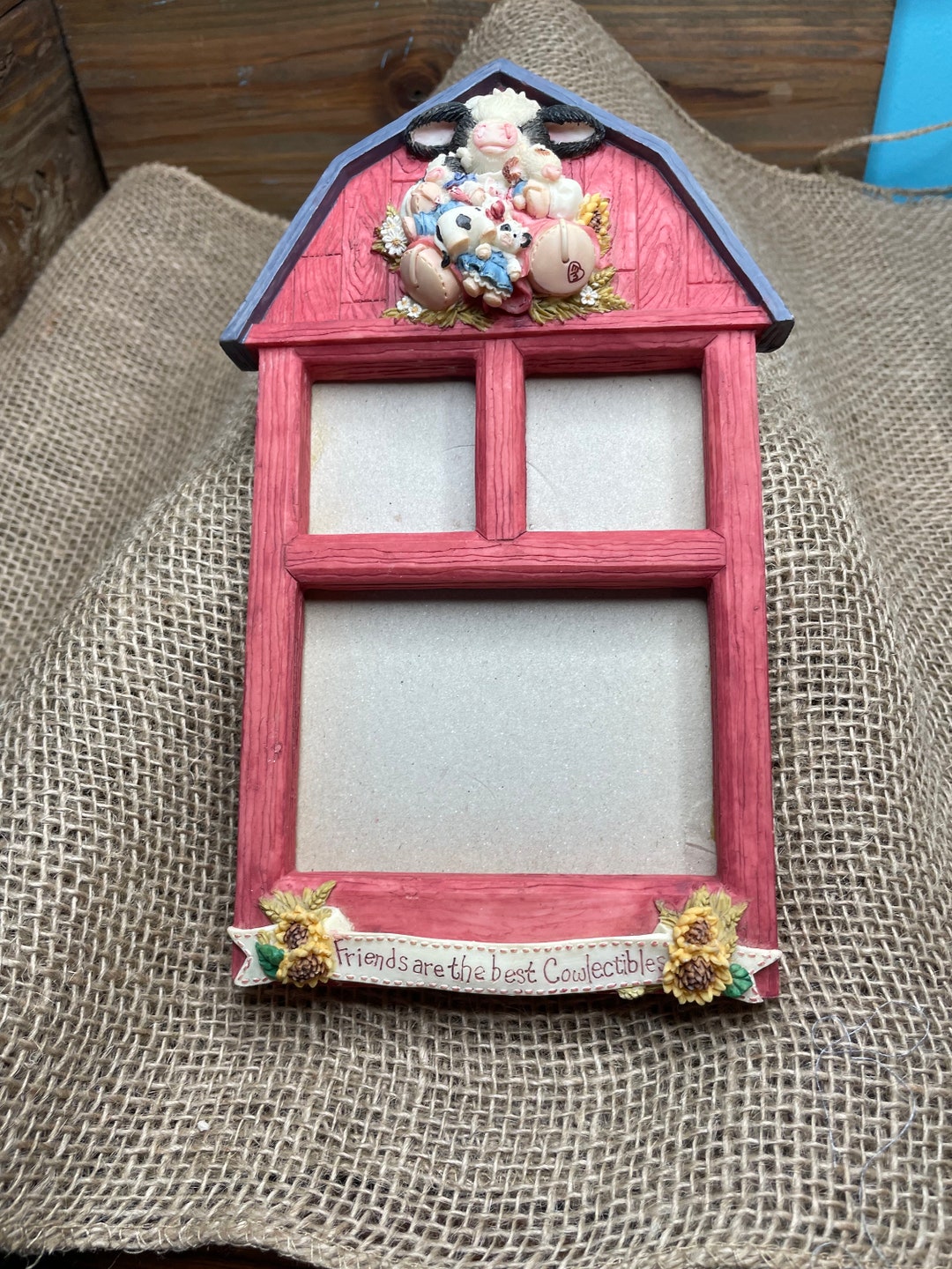 Mary Moo Moos - Barn Photo Frame "friends Are the Best Collectibles" - Etsy