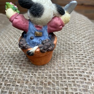 Mary Moo Moos - "peek-a-moo" Flower Pot 1996 - Etsy