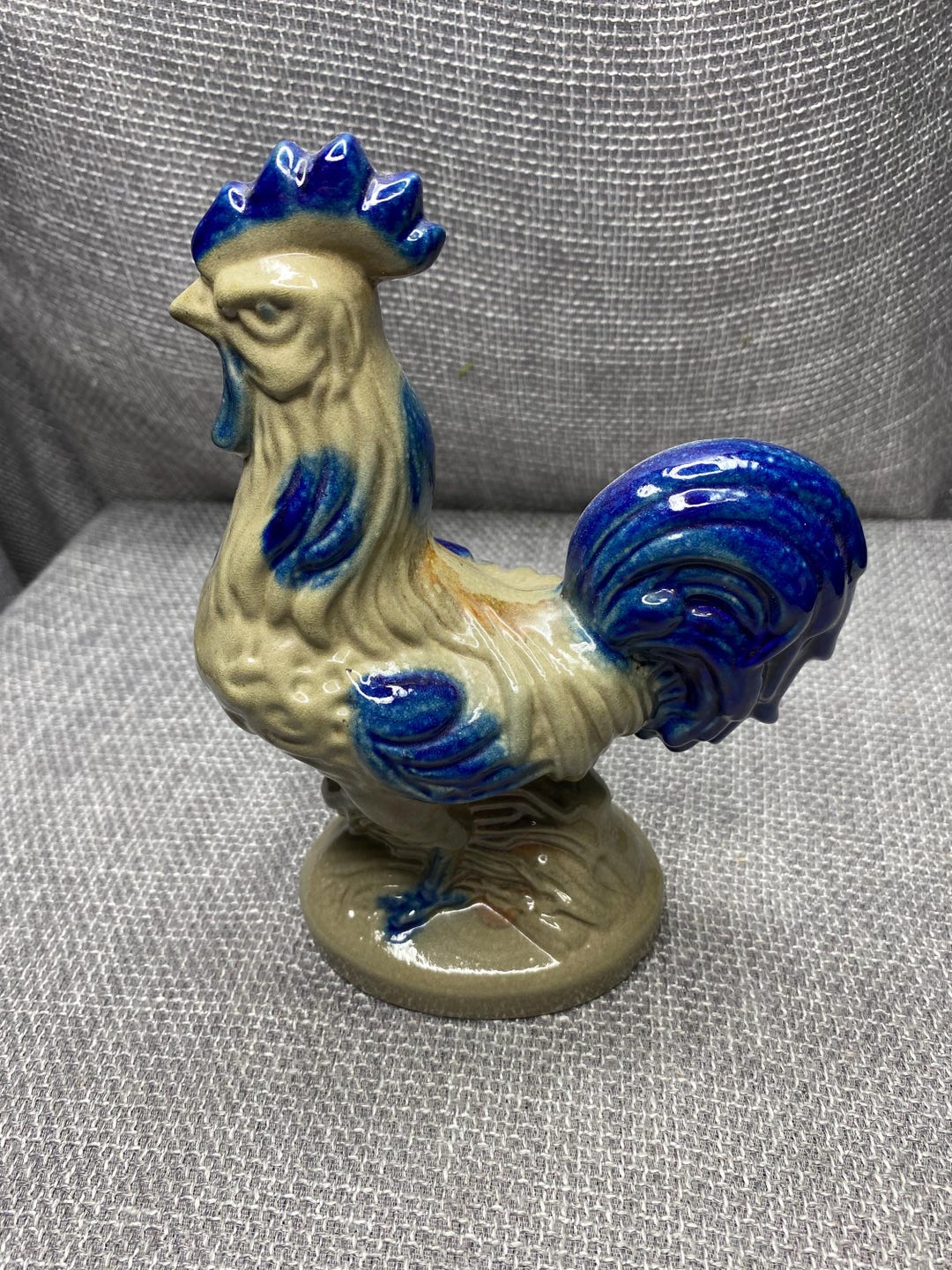 Vintage Rowe Pottery Works 1995 Rooster - Salt Glaze - Etsy
