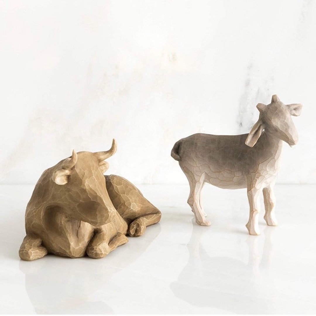 Ox and Goat - Willow Tree -by Susan Lori - 2000 - Nativity Collection ...