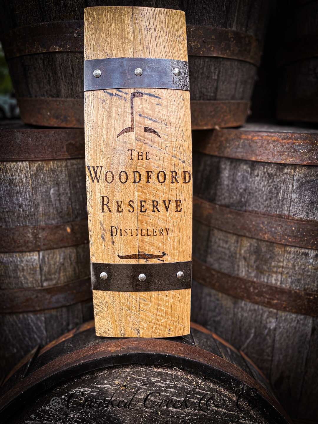 Whiskey Barrel Stave Wall Decor- Woodford Reserve Handcrafted From ...