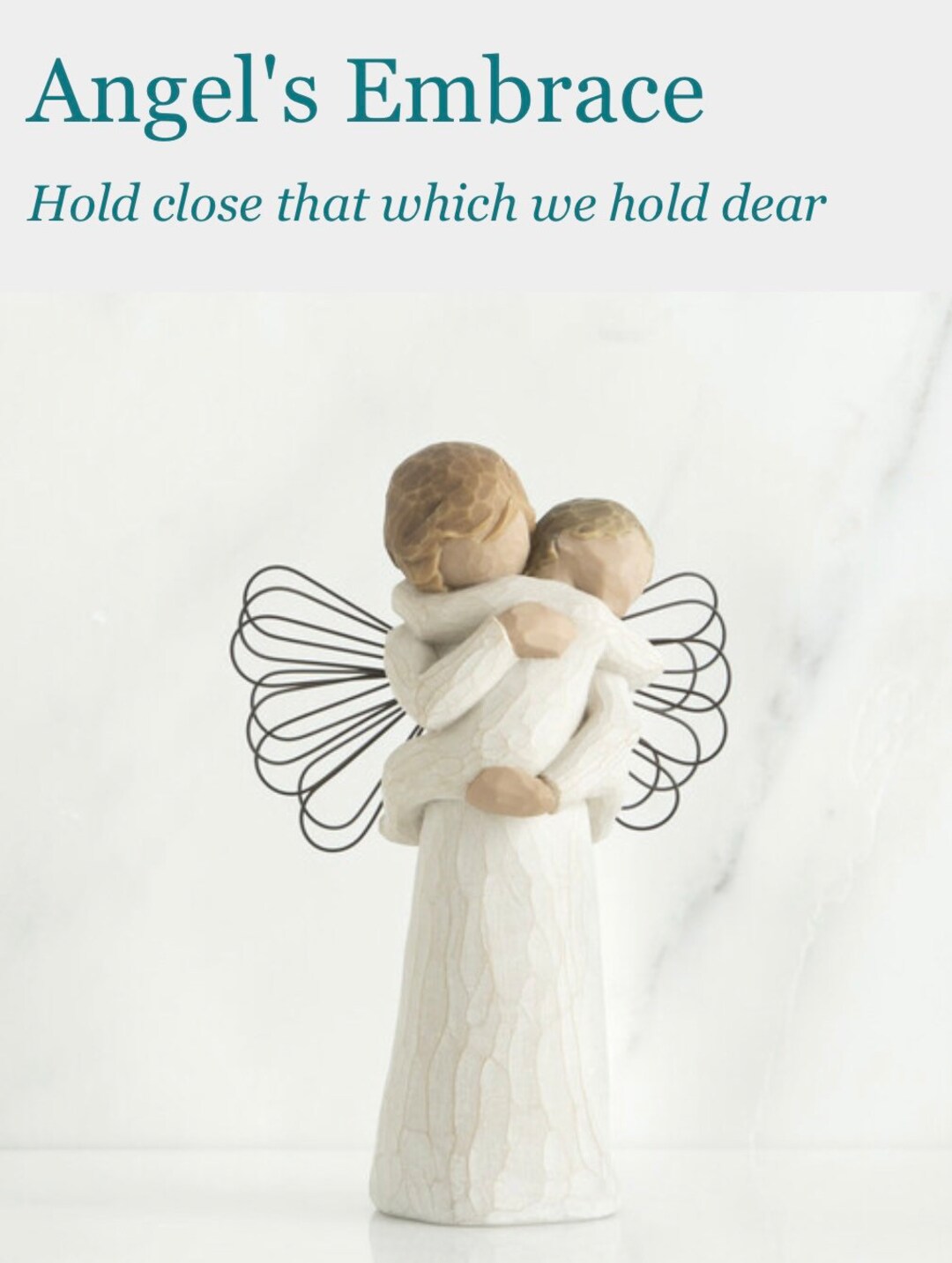 Angels Embrace Willow Tree 2002 by Susan Lordi hold Close That Which We ...