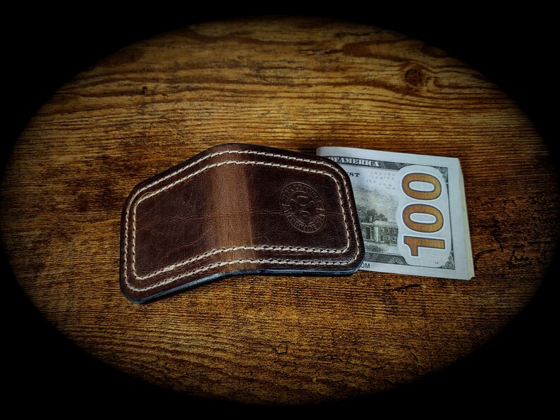 The Jessy J Horween Leather Magnetic Money Clip - Etsy