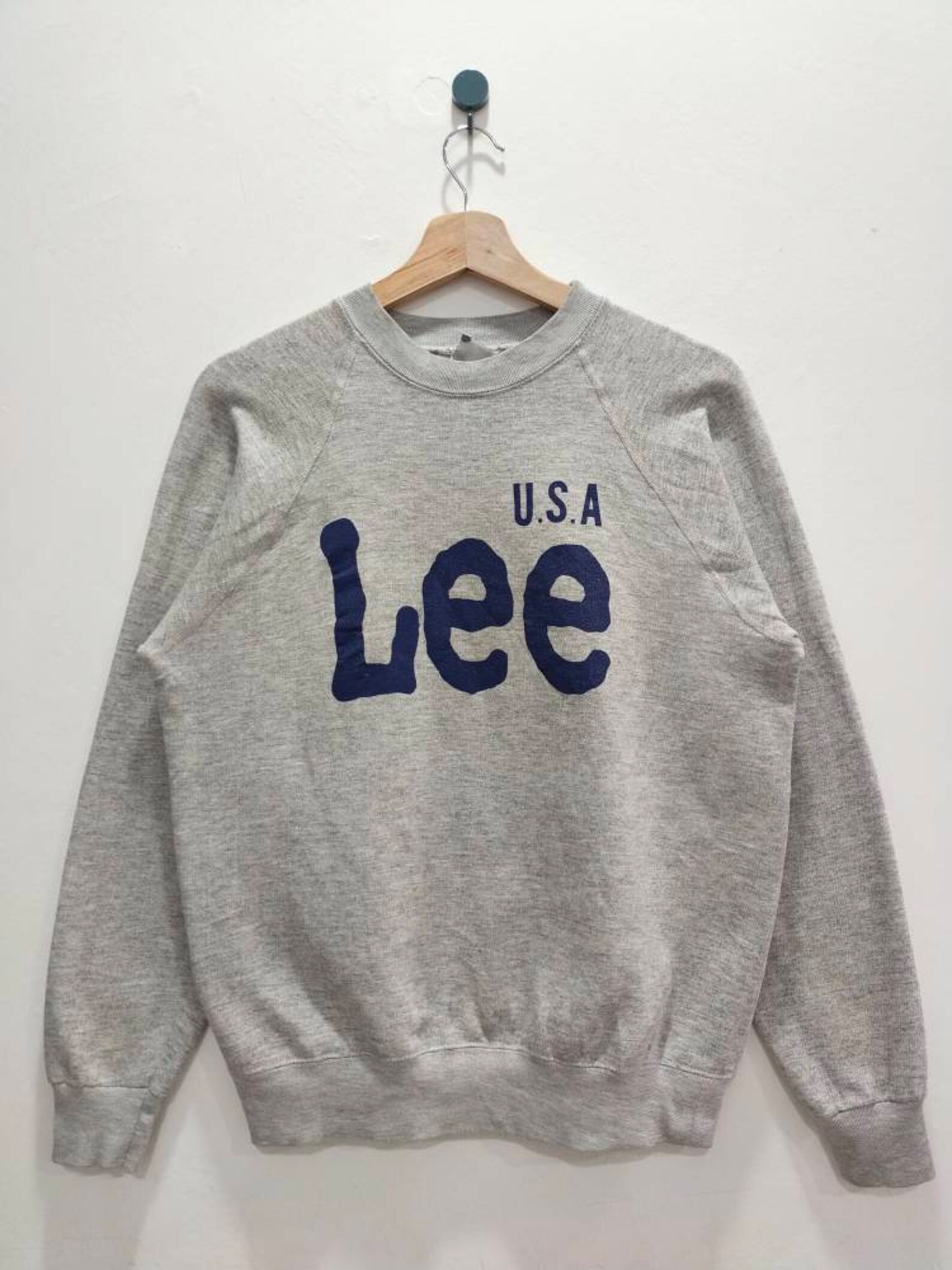 Vintage Lee Sweatshirt Big Spellout - Etsy UK