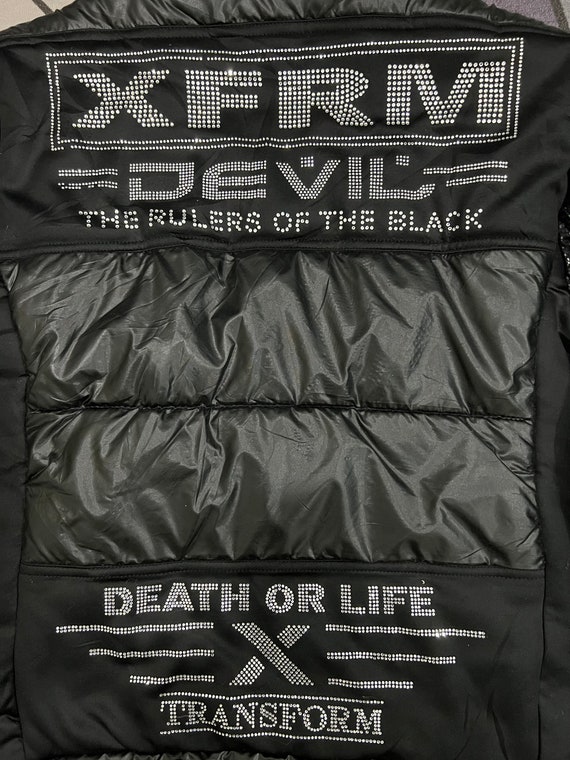 Vintage XFRM DEVIL HOMMES Puffer Jacket Nice Design - Gem