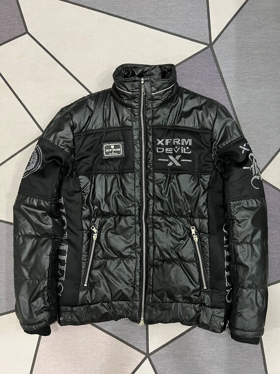 Vintage XFRM DEVIL HOMMES Puffer Jacket Nice Design - Gem