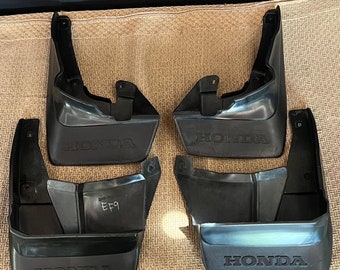 Lowered Size for 1988 1989 1990 1991 Honda CRX Front Set Mud Flaps Splashguards 3D Printed From OEM Specs Lowered Profile Etsy