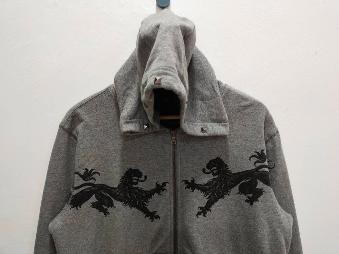 Rare International Concept Hoodie Full Zipper Dragon Logo | Etsy