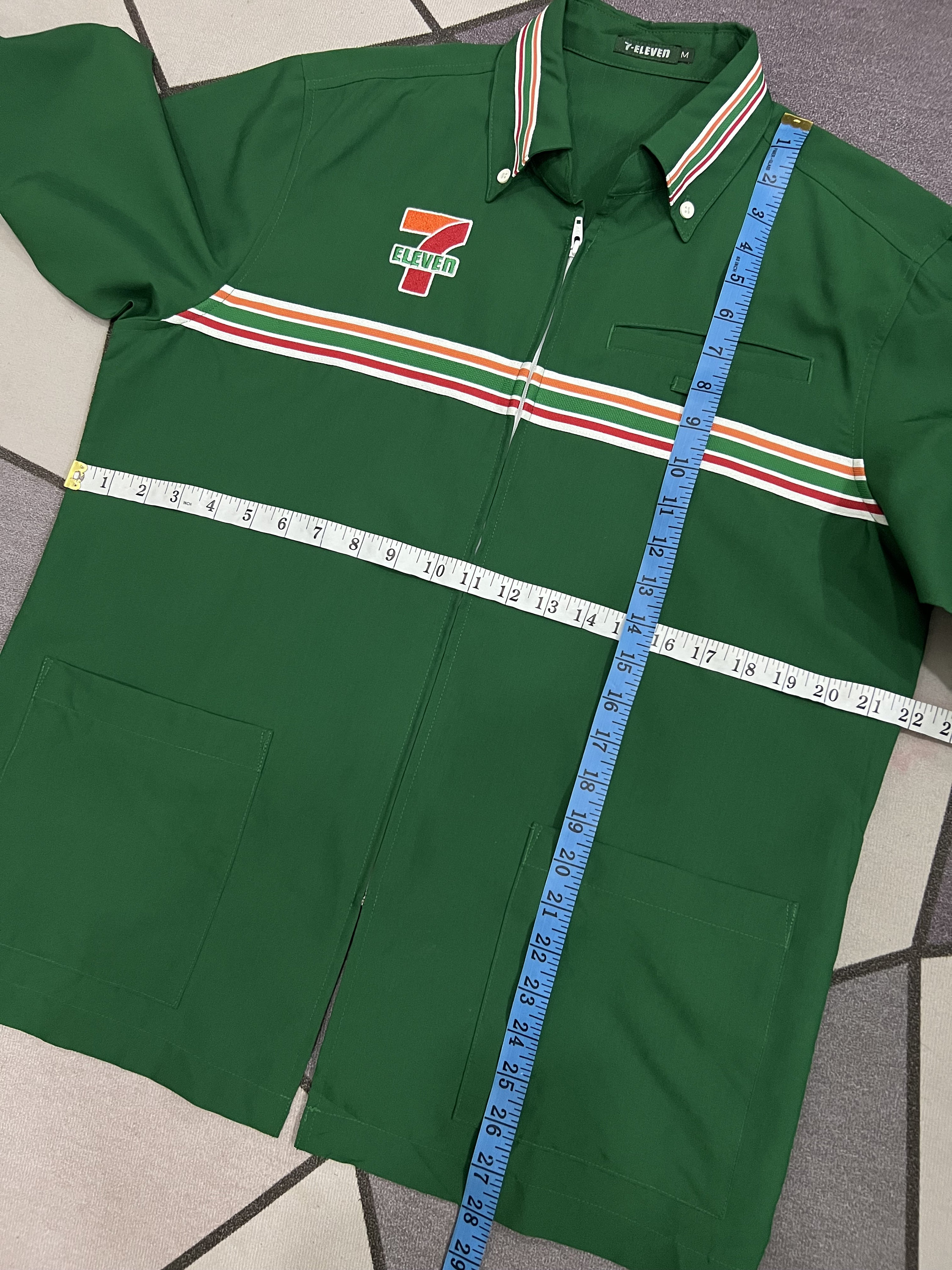 Vintage Japanese Brand 7 Eleven Uniform Workwear Medium Size - Etsy