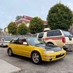 JDM Honda Civic EF9 Sh3 Sh4 CRX Dashmat With Cup Holder (RHD) - Etsy