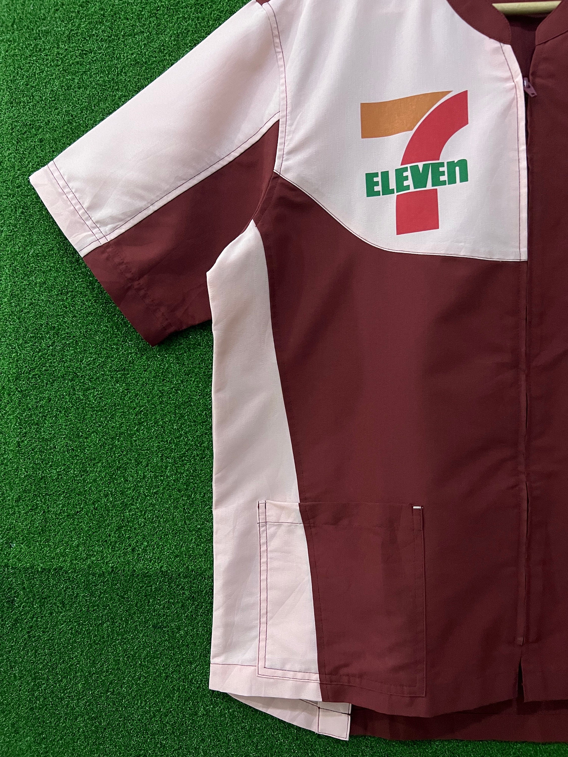 Vintage 90s 7 Eleven Workers Zipper Uniform Medium Size on Tag - Etsy