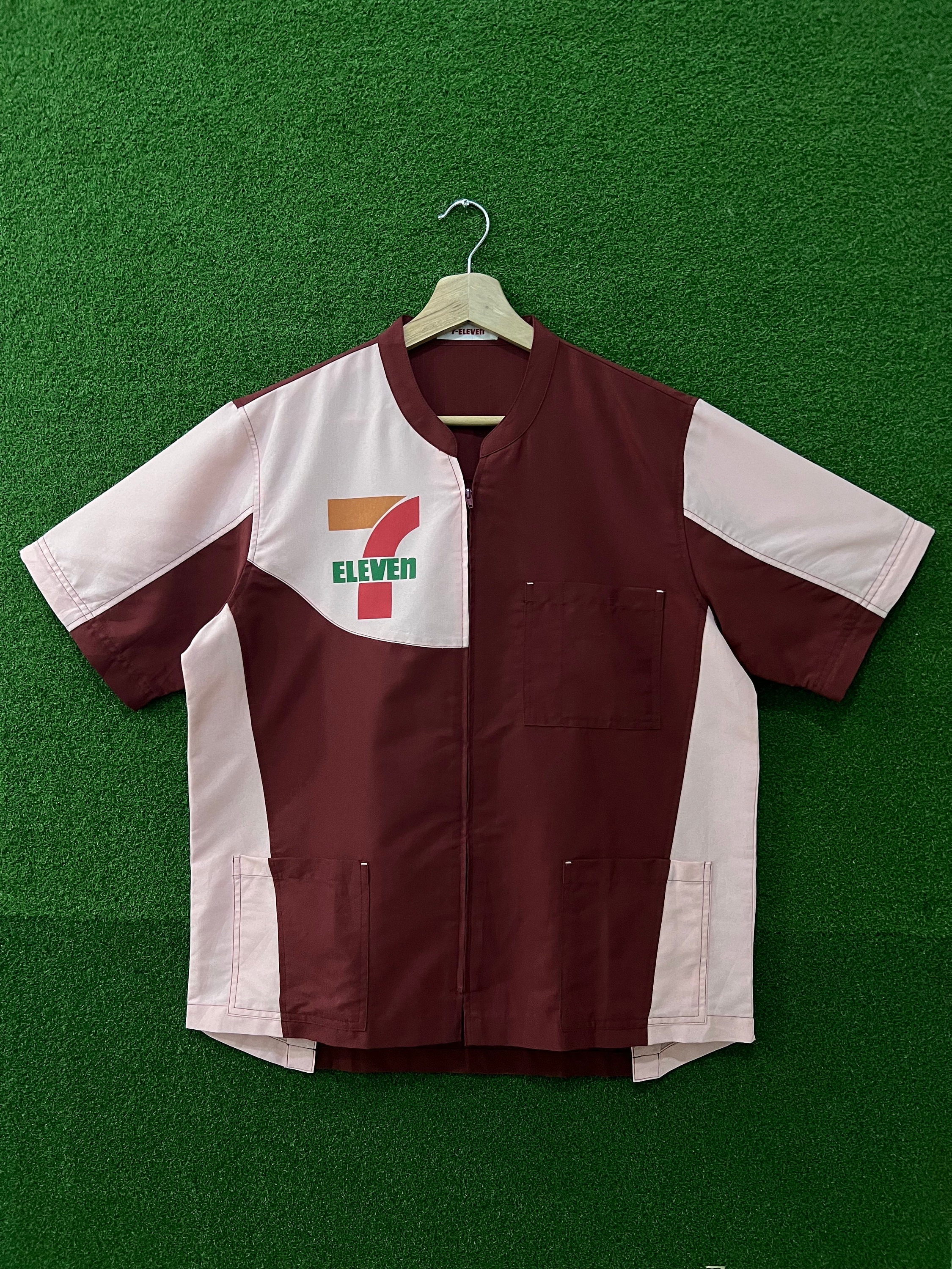 Vintage 90s 7 Eleven Workers Zipper Uniform Medium Size on Tag - Etsy