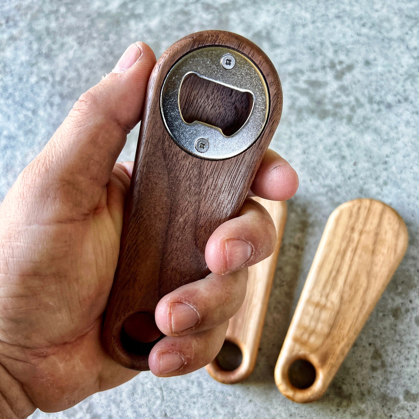 Solid Walnut Bottle Openers - Etsy