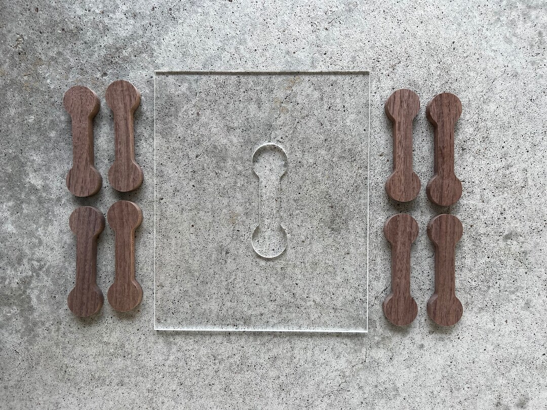 Barbell Bow Tie Inlay Template Kit - Etsy