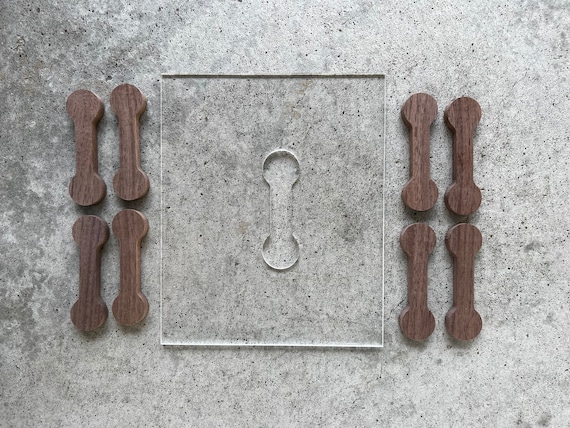 Barbell Bow Tie Inlay Template Kit - Etsy