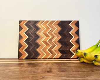 Chevron Pattern Cutting Board - Etsy