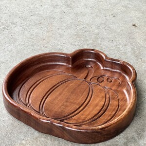 Fall Halloween Walnut Catchall Tray - Etsy