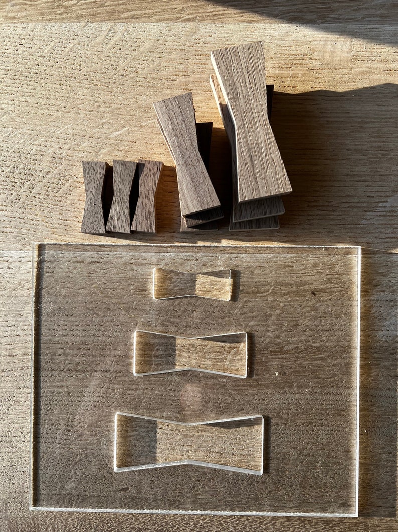 Bow Tie Inlay Template Kit - Etsy