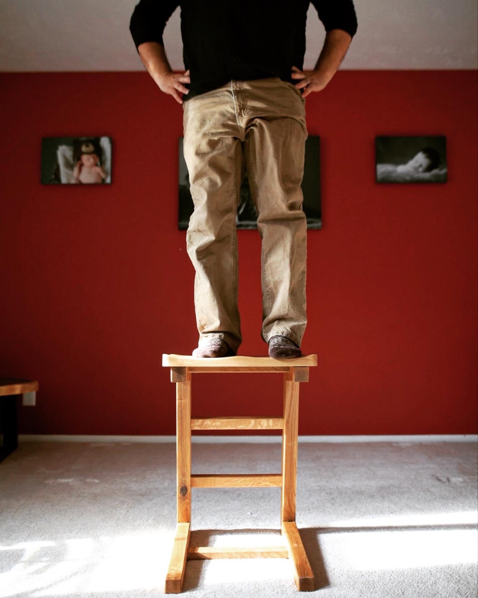 Mid Century Modern Style Barstools Hardwood Barstool Modern - Etsy