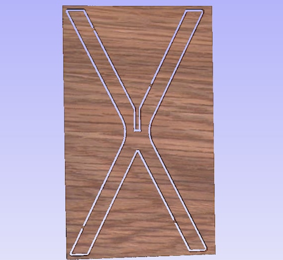 Interlocking X-style Table Legs 3/4 Material // SVG - Etsy