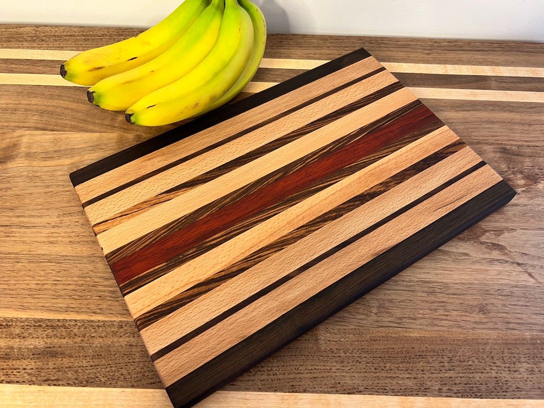 One of a Kind Exotic Hardwood Cutting Board - Etsy