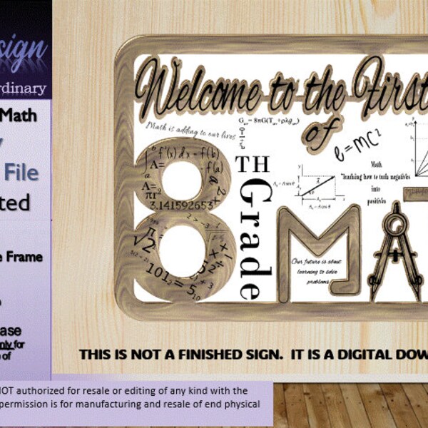 Math Sign - Etsy