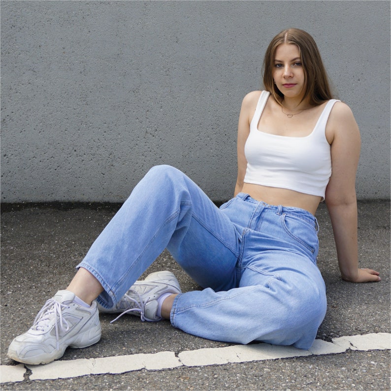 Square Neckline Tank Top PDF Sewing Pattern Instant - Etsy