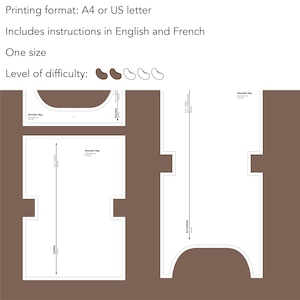 Easy Shoulder Bag - PDF Sewing Pattern- Instant Download One Size - Etsy