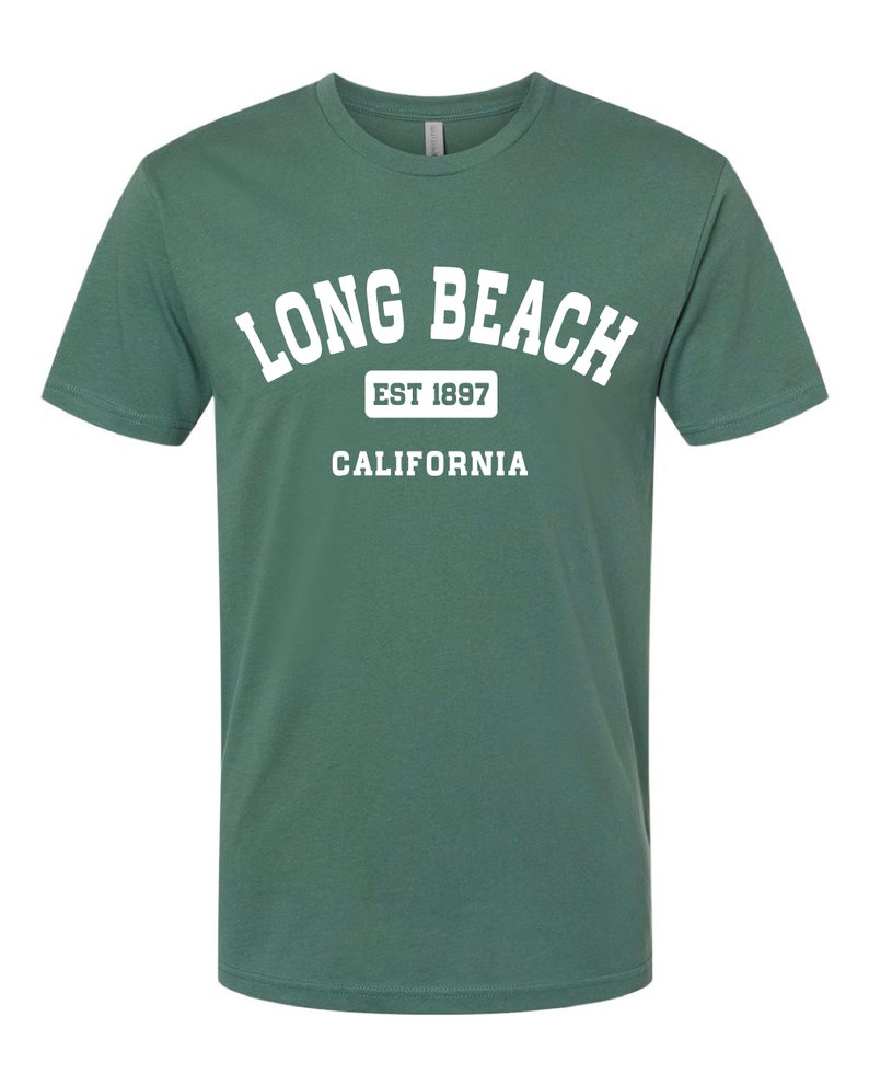 Long Beach CA T-shirt | Beach Vibes | Classic Tee | Beach | California ...