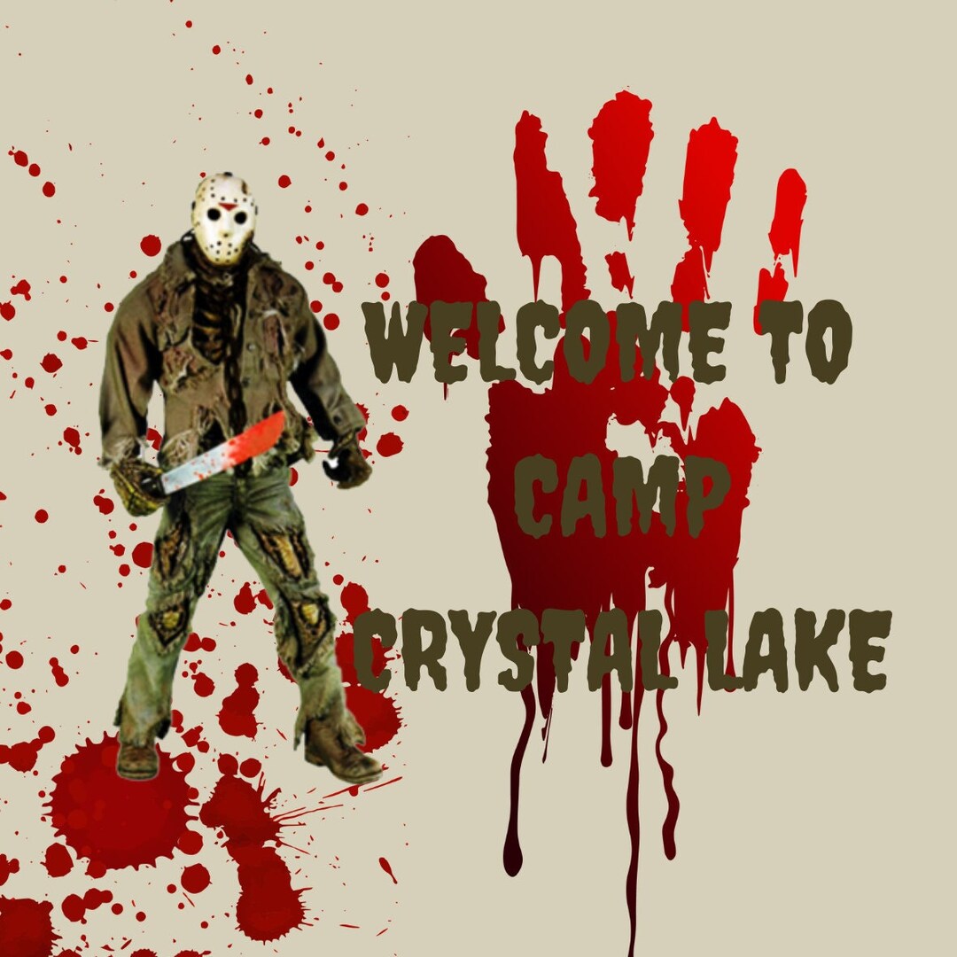 Halloween Jason Wreath Sign - Etsy