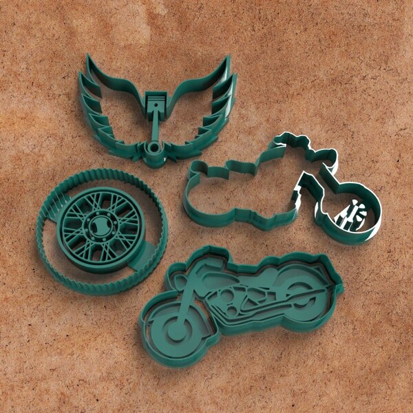 Motorcycle Cookie - Etsy