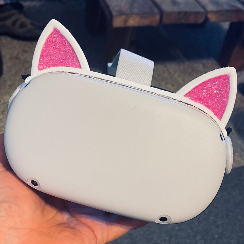 Oculus Quest 2 Cat Ears VR Accessory Cat Ears for Gaming 3D Cat Ear ...