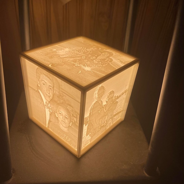 3d Printed Lithophane Desk Lamp - Etsy