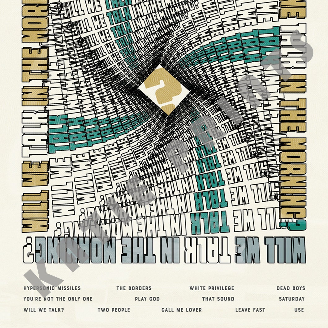 SAM FENDER 'Will We Talk' Illustrated Music Print | Etsy