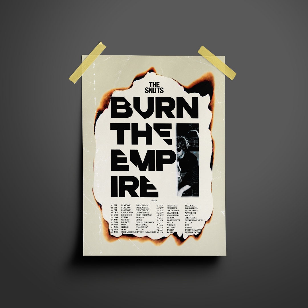 THE SNUTS 2021 Tour Poster Music Illustration Band Print - Etsy UK