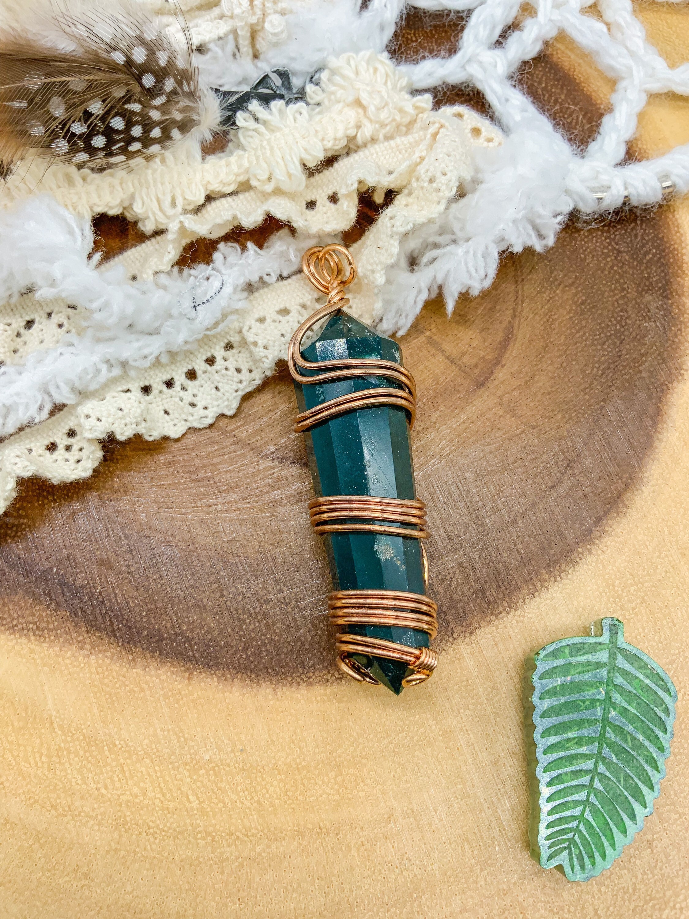 Wire Wrapped Double Tourminated Crystals | Etsy