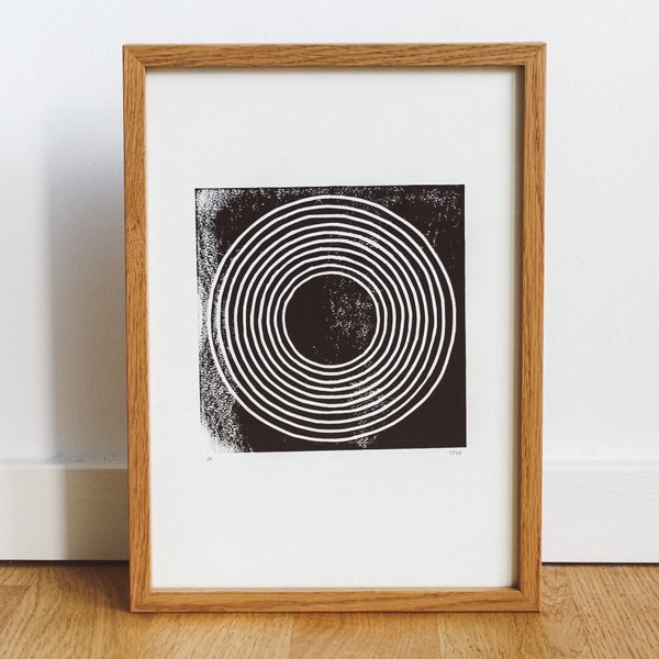 Linoleum Print - Etsy