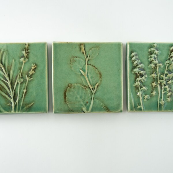 Botanical Tile - Etsy