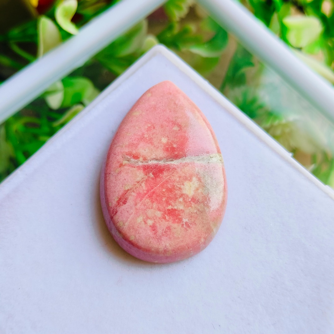 Pink Thulite Cabochon, Norwegian Gemstone for Jewelry Making - Etsy