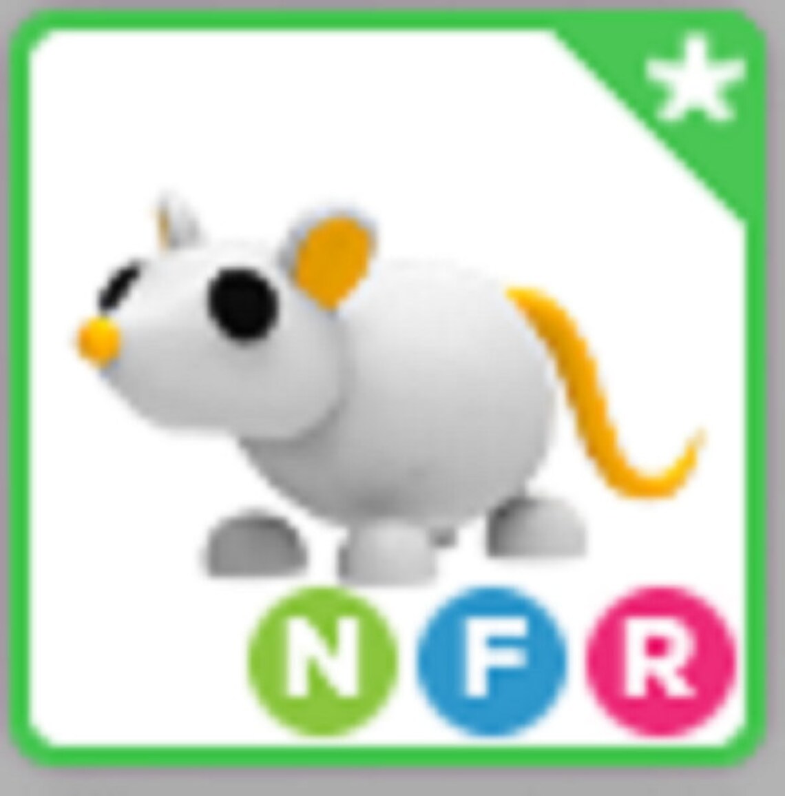 Neon Fly Ride Golden Rat Legendary ADOPT ME ROBLOX mascota | Etsy