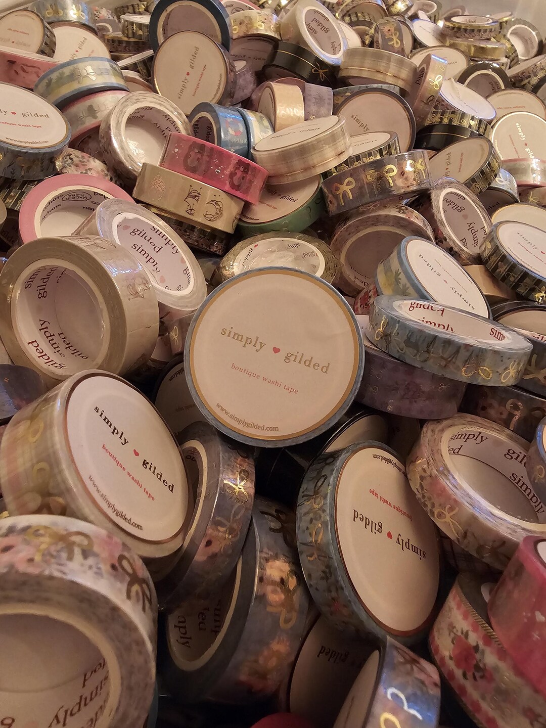 Simply Gilded Washi Tape Rolls: Mix & Match Set (15/10/8mm) - Etsy