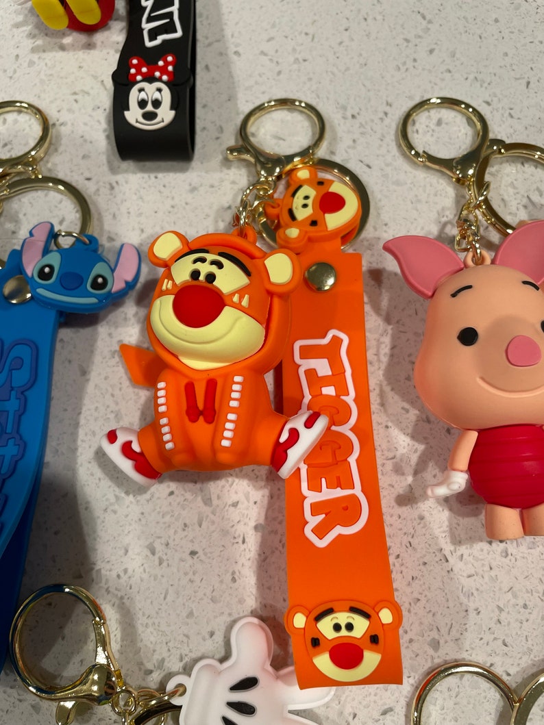 Character Inspired Keychains - Etsy